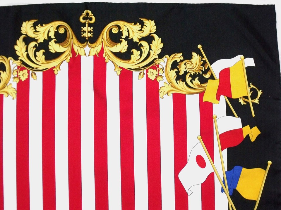 Luxury CORUM Classic BAROQUE Flags Stripes RED Yellow Black White 32 ...