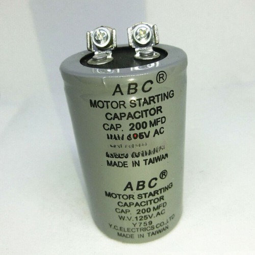 ABC CD60 Motor Starting Capacitor 200MFD 200UF 125VAC HVAC 125V High ...