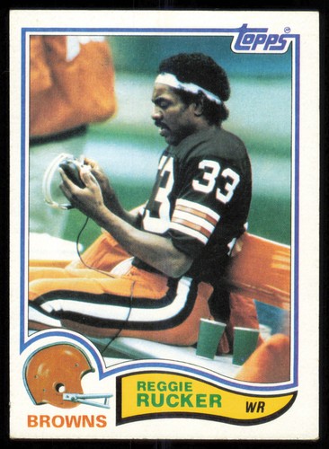 1982 Topps Football #72 Reggie Rucker Cleveland Browns | eBay