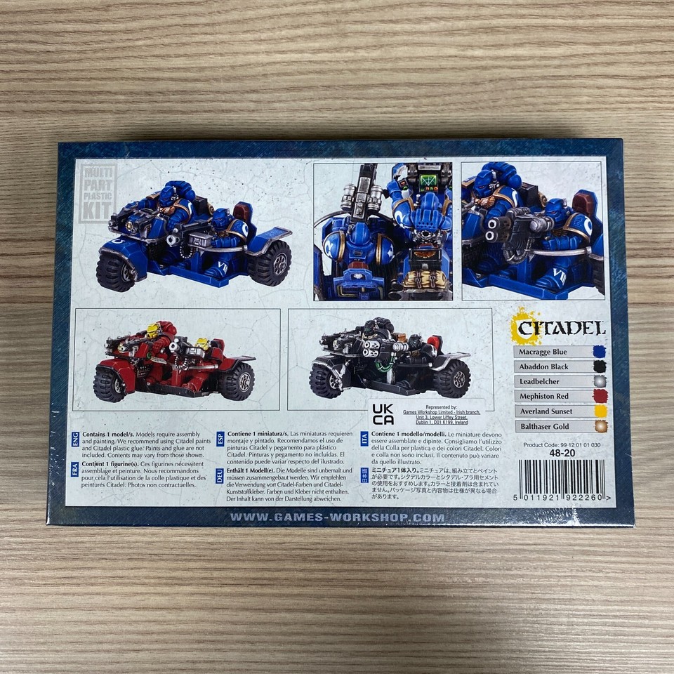 SPACE MARINE ATTACK BIKE WARHAMMER 40,000 40K GAMES WORKSHOP FIRSTBORN ...