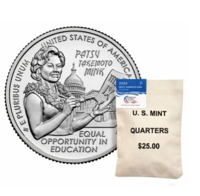 2024,Quarter, Denver, Patsy Takemoto Mink American Women , mint state ...