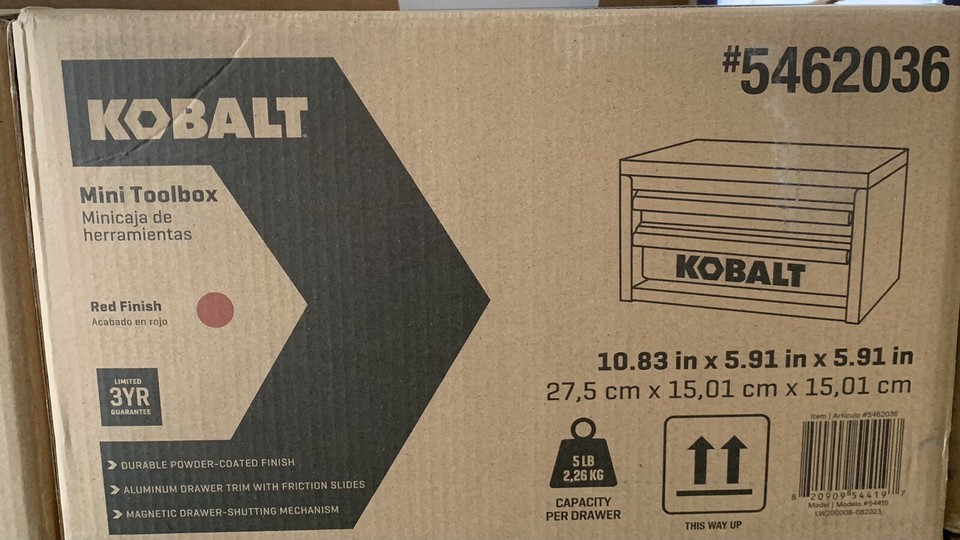 KOBALT 25TH ANNIVERSARY KOBALT MINI TOOL BOX (RED) #5462036 NIB- | eBay