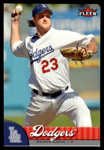 2007 Fleer Mini Die-Cut Derek Lowe Los Angeles Dodgers #170 | eBay