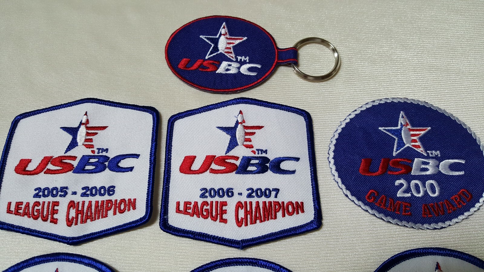 Lot 0f 7 USBC Bowling Patches-1 is a Key Chain Patch | eBay