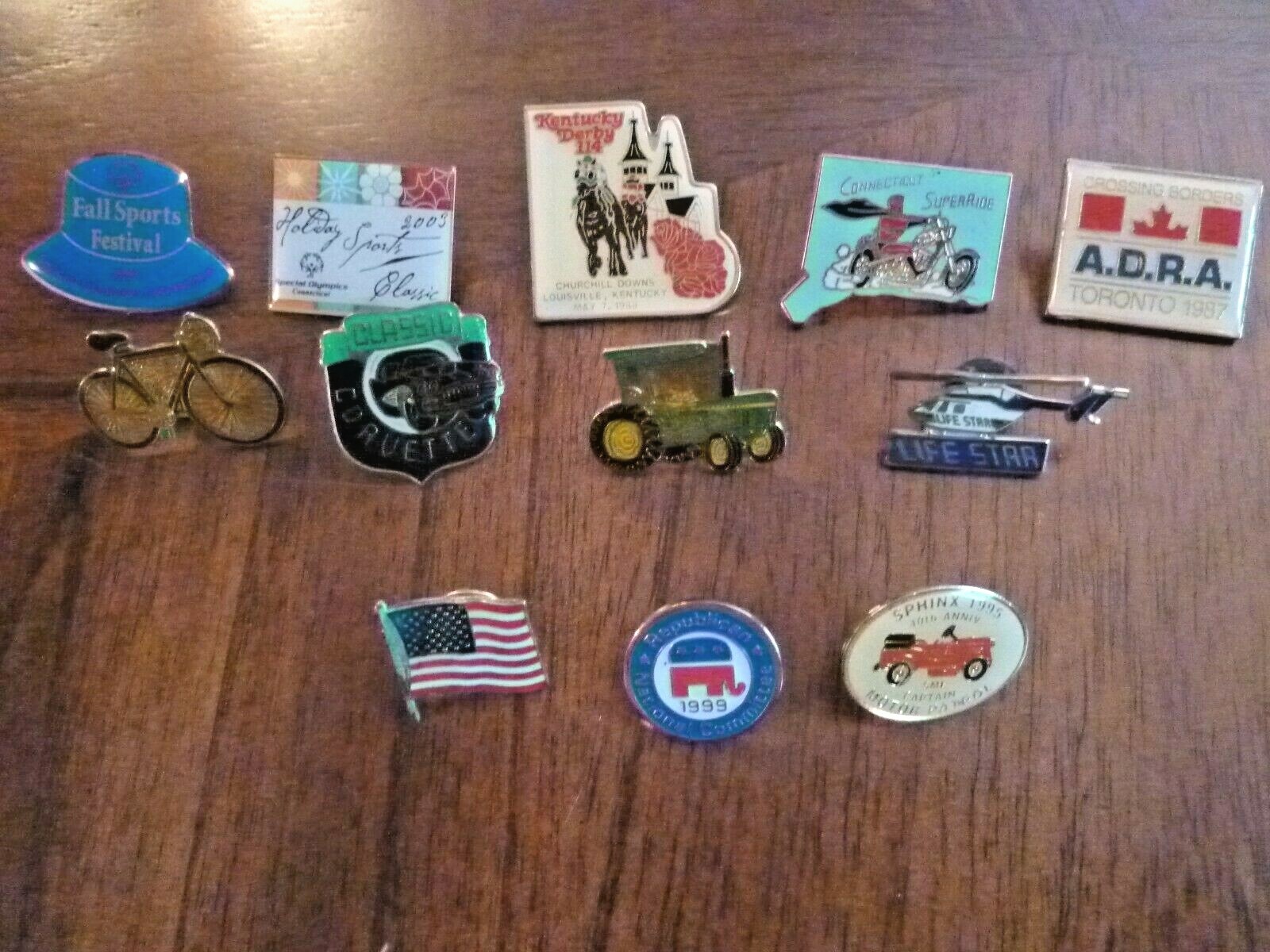 Huge Lapel Pins Lot of 12 Pins | eBay