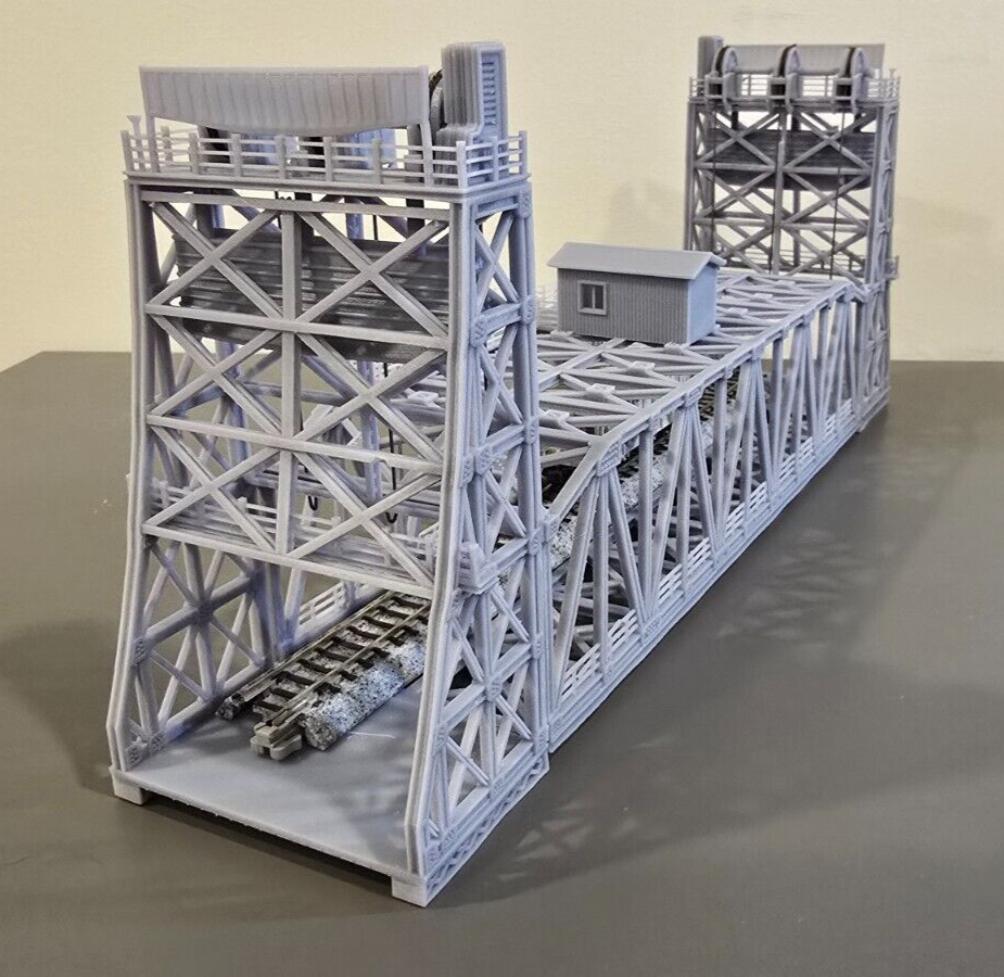 N scale Lift Bridge 1:160 Double Track | eBay