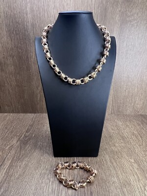 Bronzo Italia - Bold Polished Status Link Necklace or Bracelet | eBay