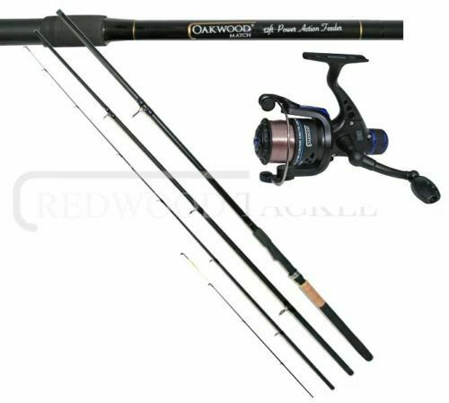 Oakwood Match/Carp Fishing Feeder Rod 10ft & Oakwood R30 Match Reel ...