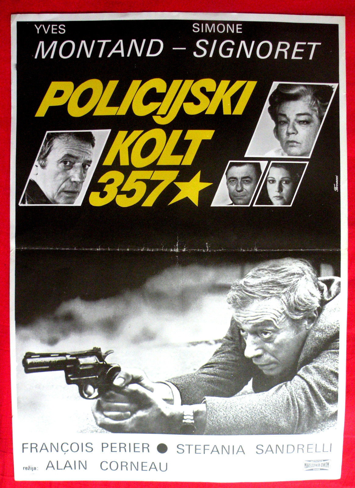 POLICE PYTHON 357 1976 YVES MONTAND SIMONE SIGNORET SANDRELLI EXYU ...