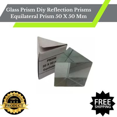 Glass Prism Diy Reflection Prisms Equilateral Prism 50 X 50 Mm | eBay