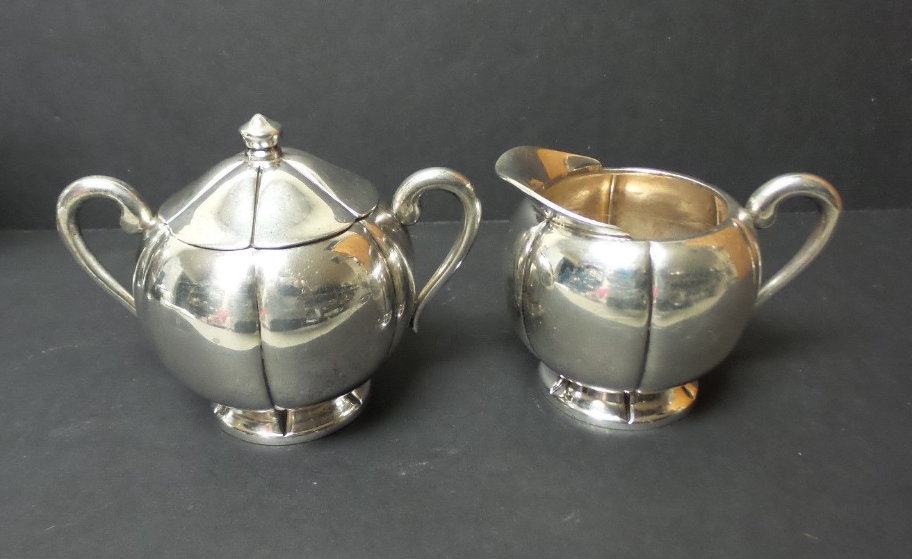 VINTAGE 3-PIECE SANBORN MEXICO STERLING SILVER COFFEE / TEA SET, 1213 ...