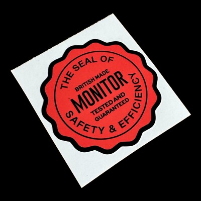 Monitor Blow Torch Vinyl Sticker Decal Jug Vintage Classic Lamp Brass ...