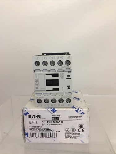 Eaton DILM9-10 Contactor XTCE009B 10E2 110V50/60HZ NEW & Free Shipping ...