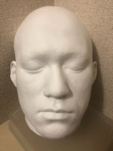 Bruce Lee Life Mask Plaster 10.6" 7.4" Gypsum Dragon Hong Kong Japan | eBay