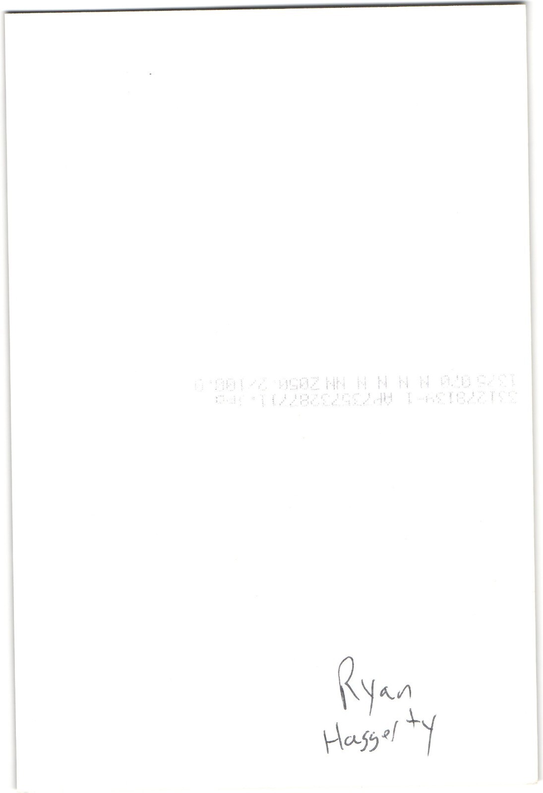 Ryan Haggerty Autographed 4x6 Color Photo Hartford Wolf Pack Blue #39 B ...