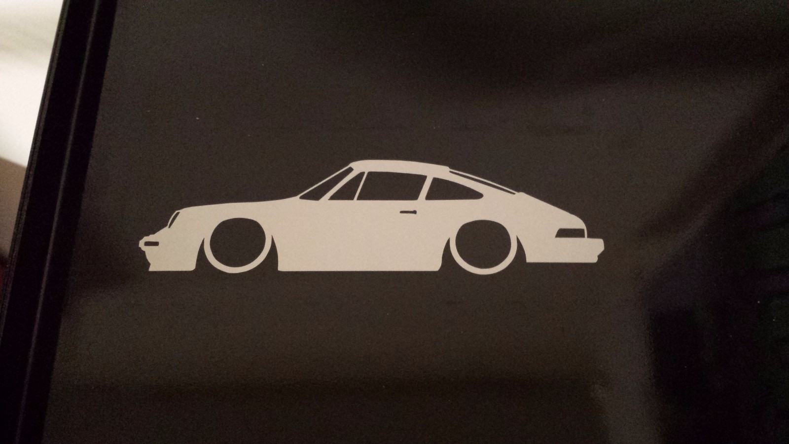 Porsche 911 Outline Car Window Sticker Vinyl Decal MacBook Aircooled ...