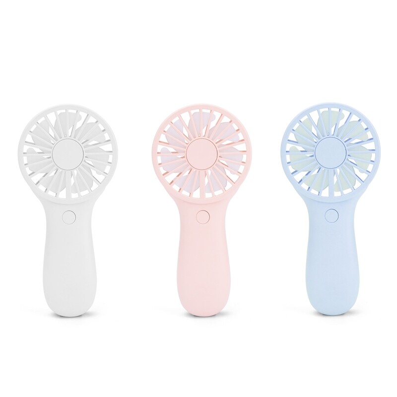 3-speed Adjustable Desk Fan 3V AA Powered Cooling Handheld Fan for ...