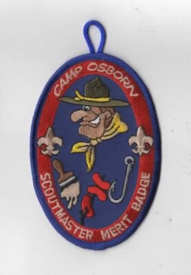 Camp Osborn Scousmaster Merit Badge DBL Bdr. [CA-2039] | eBay