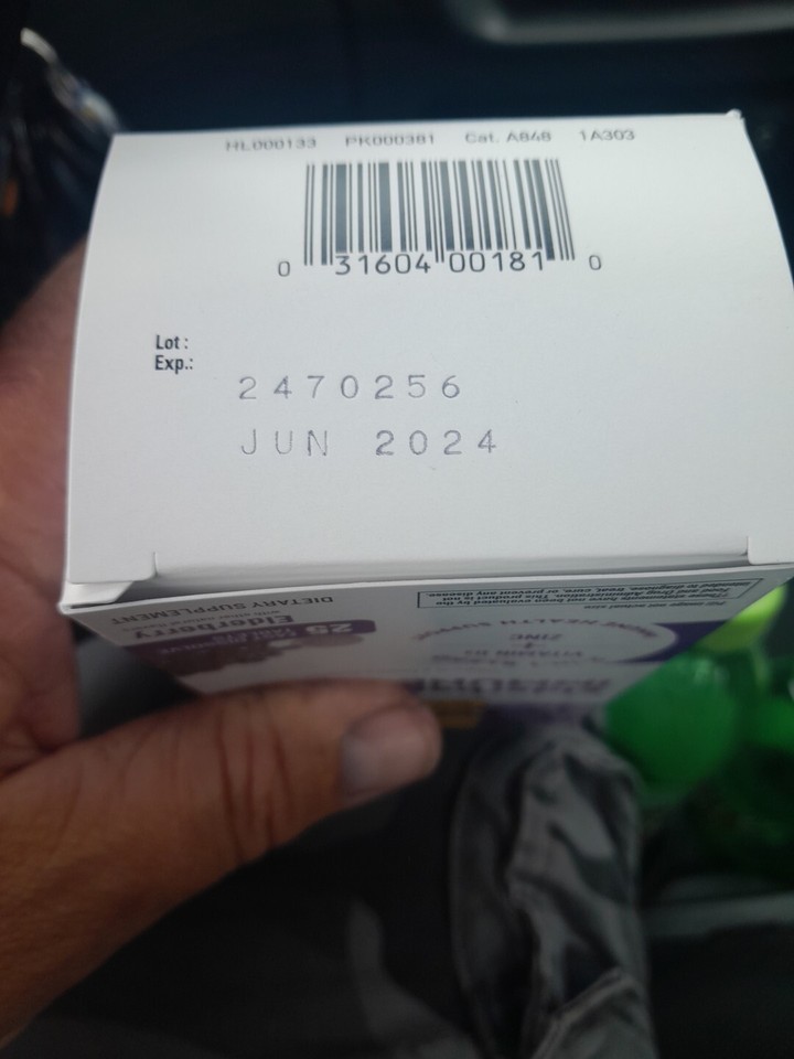 NATURE MADE Wellblends -Elderberry w/ Immune Care-25 Fast Dissolve Tabs ...