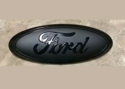 2011-2016 Ford F250 tailgate emblem with camera MATTE BLACK AND GLOSS ...