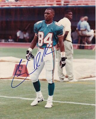MIAMI DOLPHINS Gary Clark SIGNED 8 X 10 PHOTO w COA Rare | eBay