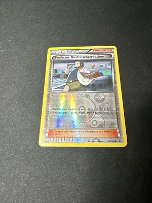 Pokemon Professor Birch's Observations XY Primal Clash 134/160 Reverse ...