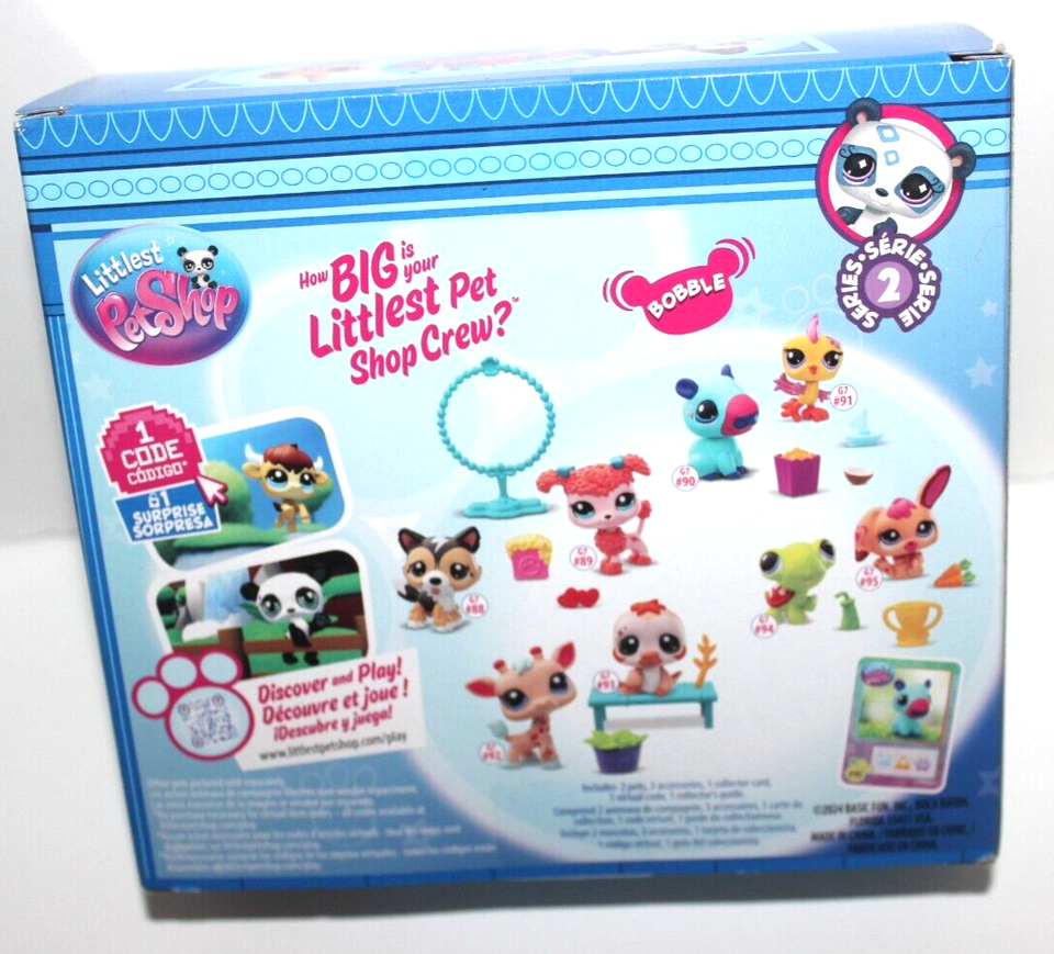 NEW Littlest Pet Shop G7 Pet Pairs Jungle Pals #90 Capybara & #91 ...