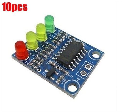 10Pcs 12V Electric Quantity 4 Power Indicator Battery Detection Module ...