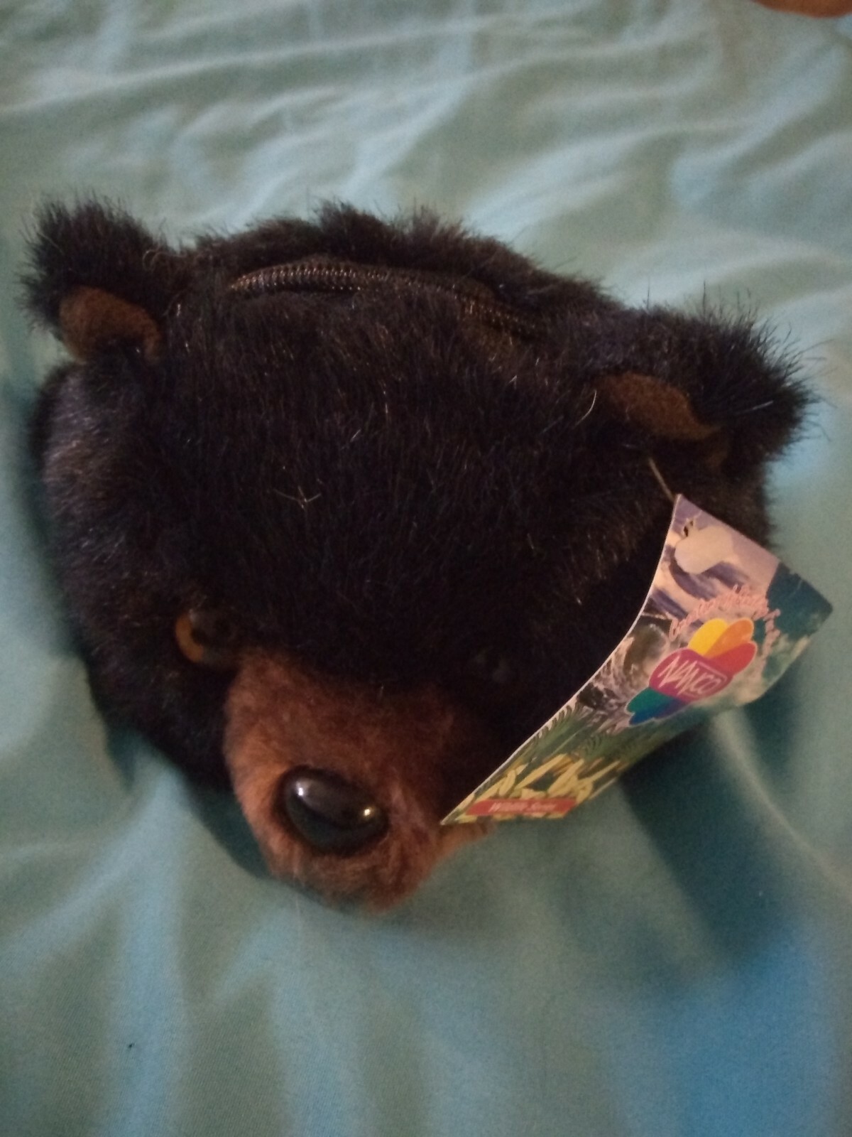 5" Nanco Bear Wristlet 3" Zippered Purse Nanco Wildlife Series for sale ...