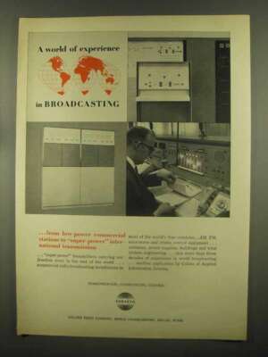 1965 Collins Broadcasting Ad - A World of Experience | eBay