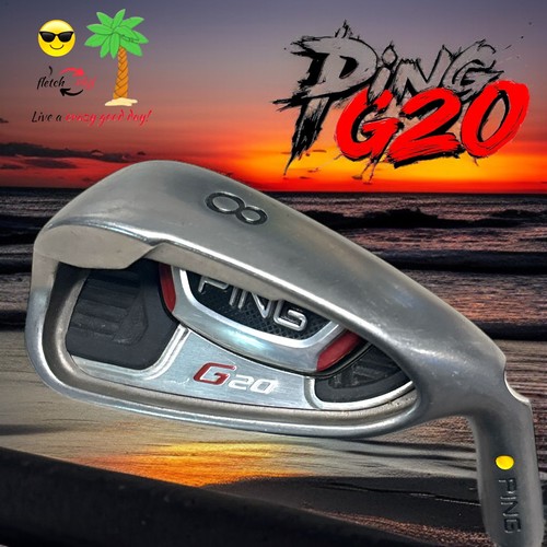 WOW! Ping G20 8 Iron 37° RH CFS S Flex Steel Shaft Yellow Dot Golf Iron ...