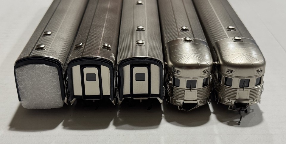 HO Scale MTS Imports AJIN/OMI Brass Reading Crusader 5 Car Passenger ...