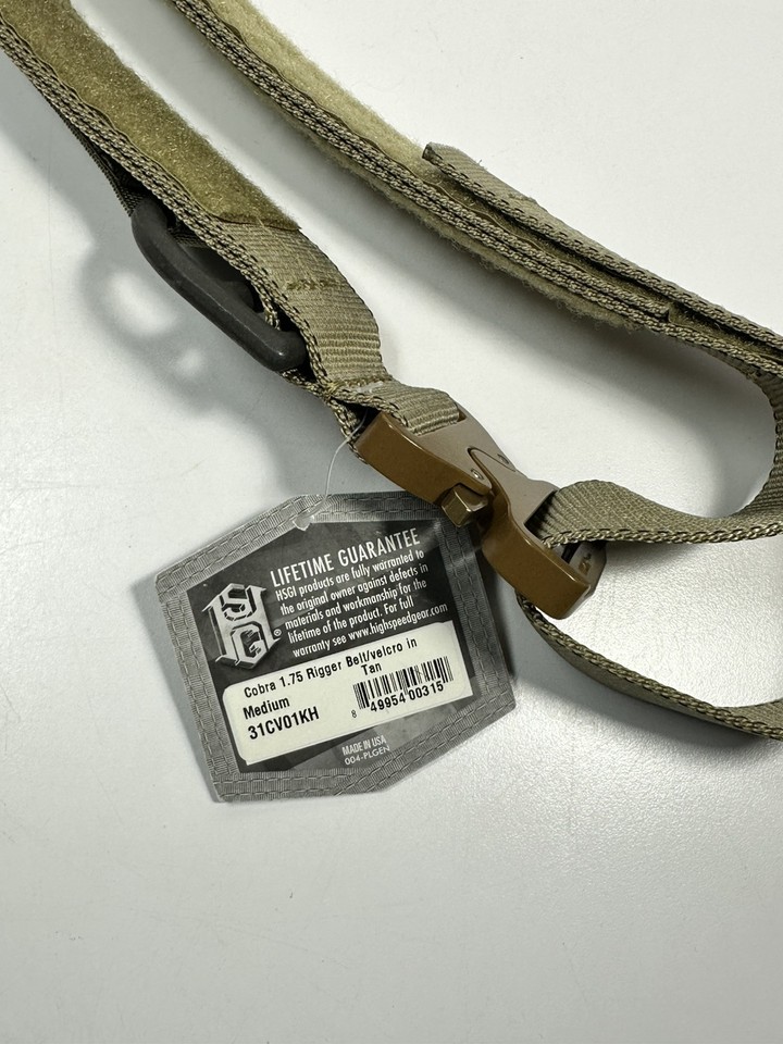 NEW HSGI Cobra 1.75" Rigger Belt w/ Loop & IDR Integrated D-Ring | eBay