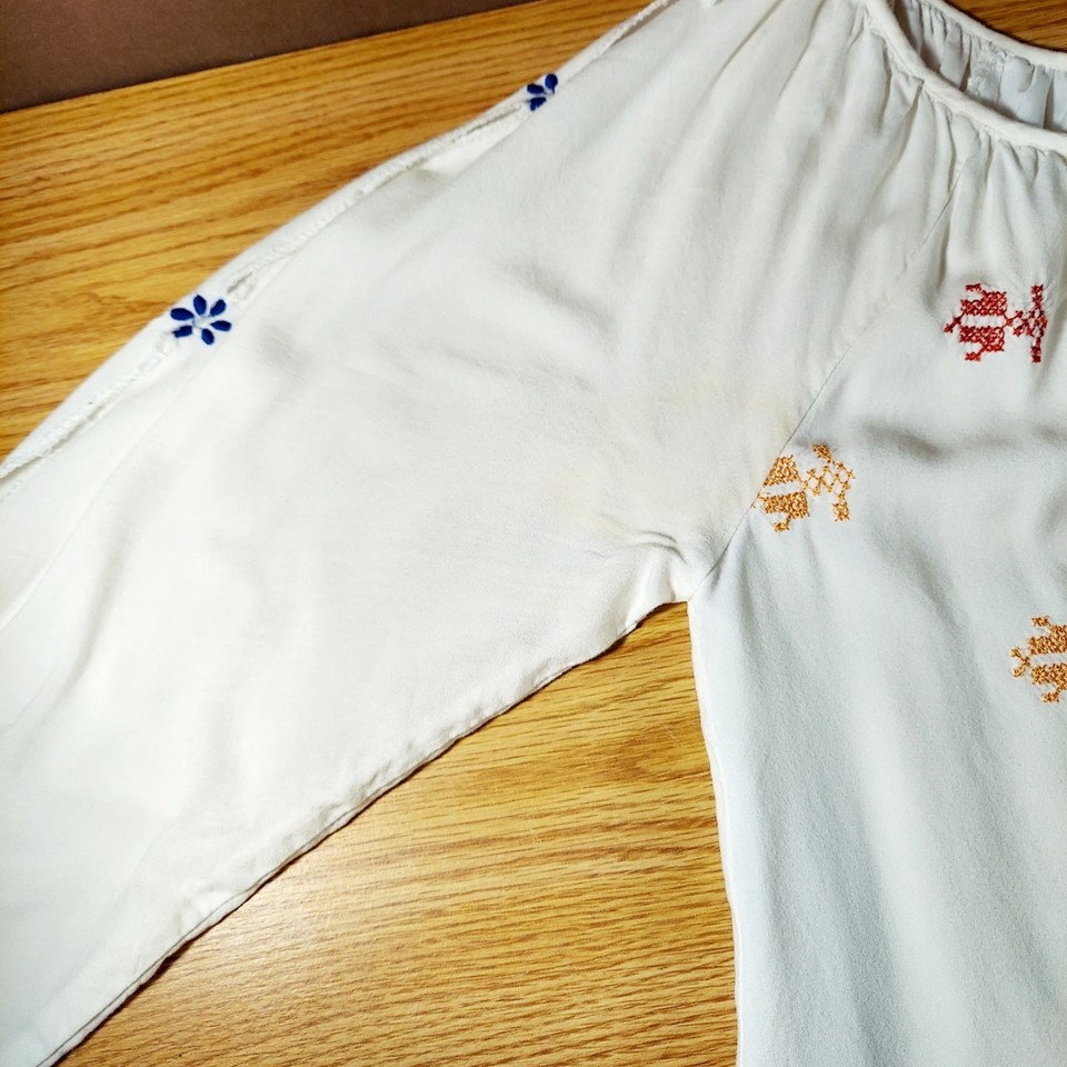 CC Chic Connection Tunic Dress Women XL Embroidered Boho Cottagecore ...