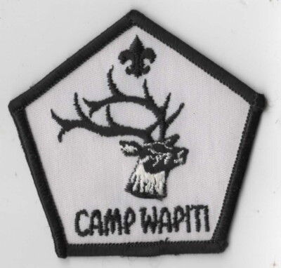 Camp Wapiti BSA Patch BLACK Bdr. [CA4829] | eBay
