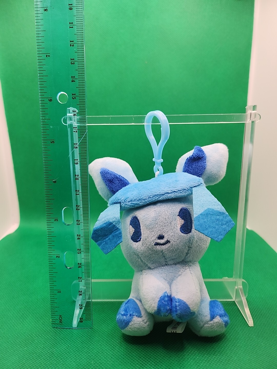 Pokemon, Glaceon Plushie Keychain | eBay
