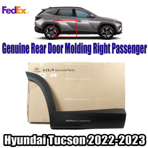 Genuine 87732N9000CA Rear Door Molding Right Passenger For Hyundai ...