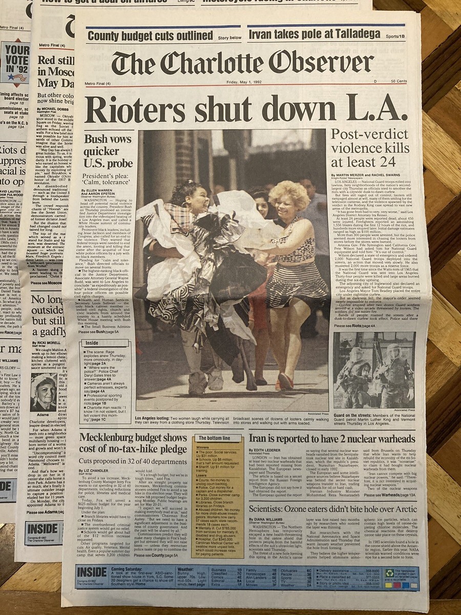 London Riots Headlines