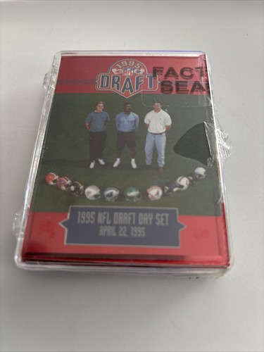 1995 NFL draft day set, sealed & numbered unopened pack, the score ...
