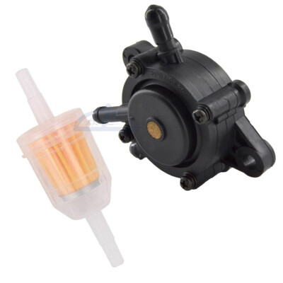 Fuel Pump & Filter For John Deere LA135 LA145 X130R D130 L107 L108 L111 ...