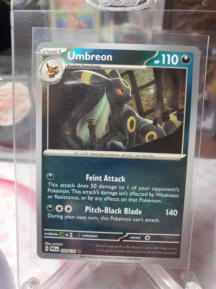 Umbreon (Master Ball Pattern) 059/131 Sv: Prismatic Evolutions | eBay
