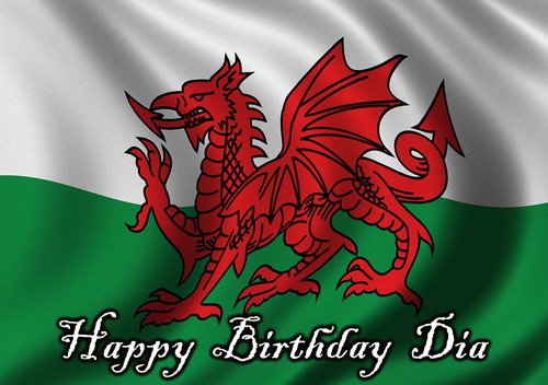 WALES Welsh Flag cymru rugby Happy Birthday PERSONALISED Card Penblwydd ...