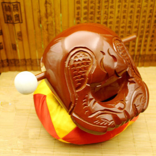 Buddhist Camphorwood Wooden Fish Temple Block Zen Drum with Mat bo | eBay