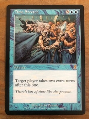 Time Stretch Odyssey MTG Blue Rare MAGIC THE GATHERING CARD | eBay
