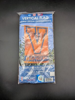 Vintage Virginia Cavaliers Flag Banner WAH-HOO-WAH! Wincraft Retro RARE ...