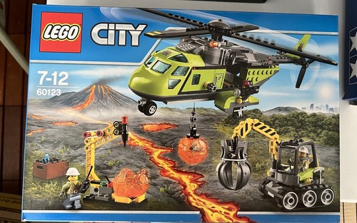 Lego City 60123 Volcano Explorers VOLCANO SUPPLY HELICOPTER | eBay