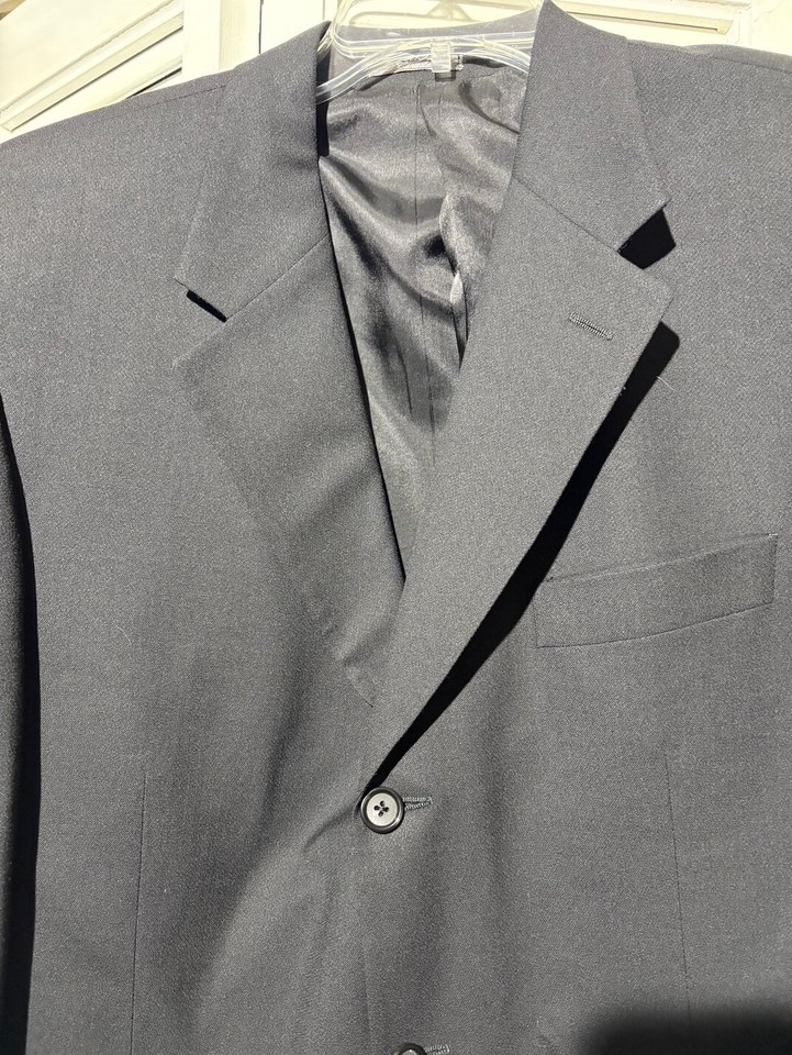 Britches of Georgetown Sport Coat Black Size 50 R 100% Wool | eBay