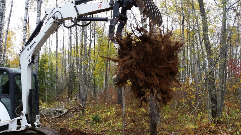 BOBCAT HYDRAULIC MINI EXCAVATOR THUMB PIN GRAPPLE CLAMP CLAW E42 E45 ...