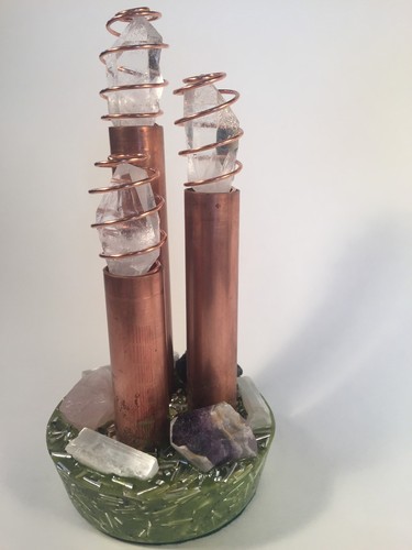 Deluxe Desktop Orgone Cloud Buster- Anti EMF/Chem - Chembuster - Orgone ...