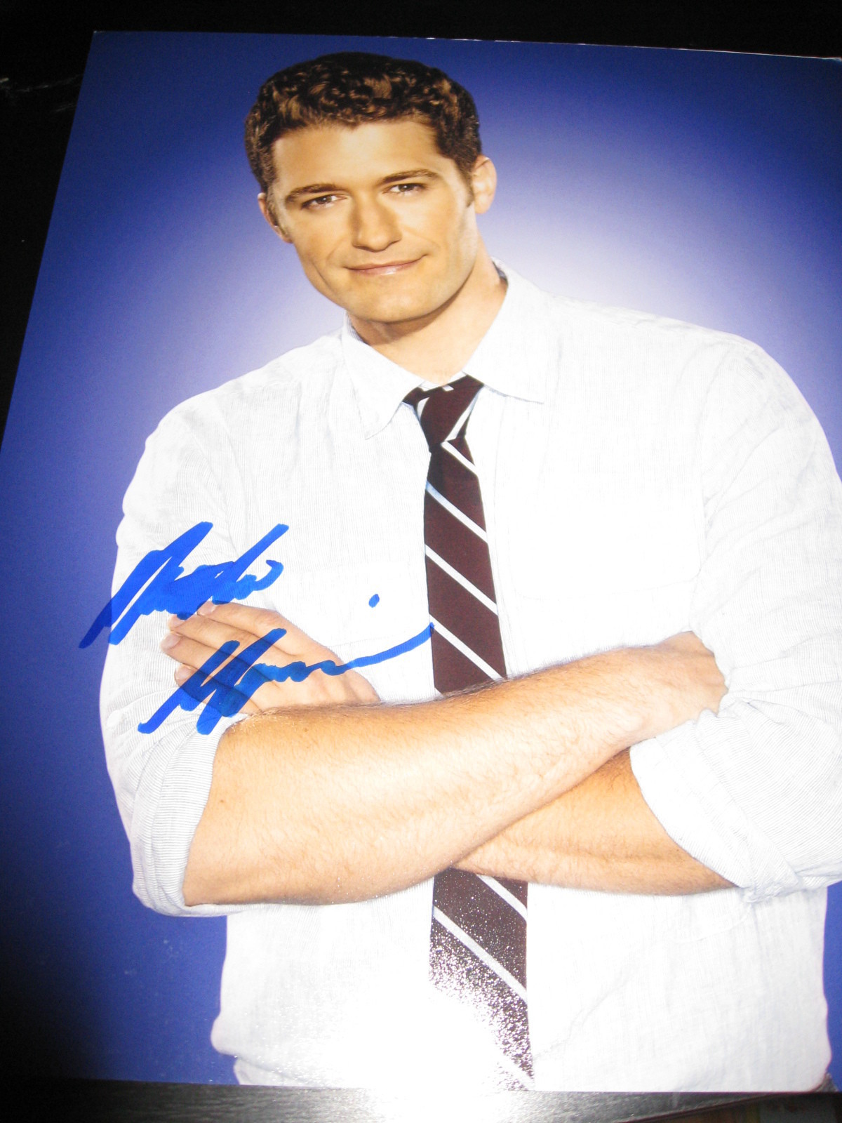 MATTHEW MORRISON SIGNED AUTOGRAPH 8x10 GLEE PROMO IN PERSON COA AUTO ...
